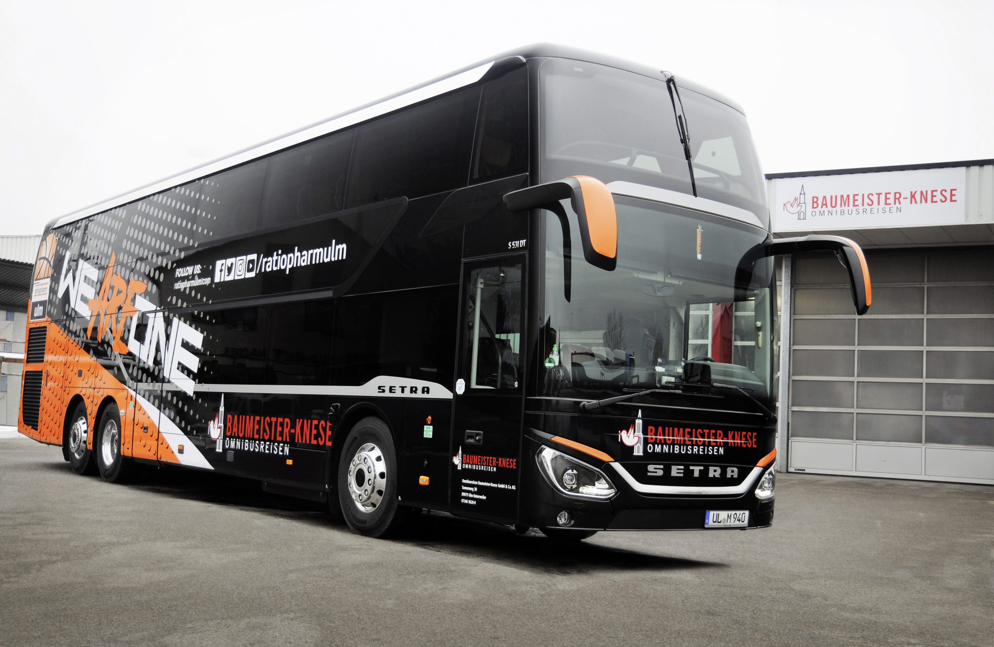 S 531 DT ist neuer Teambus der Ulmer Basketballer – Bustreff.de – Busmagazin